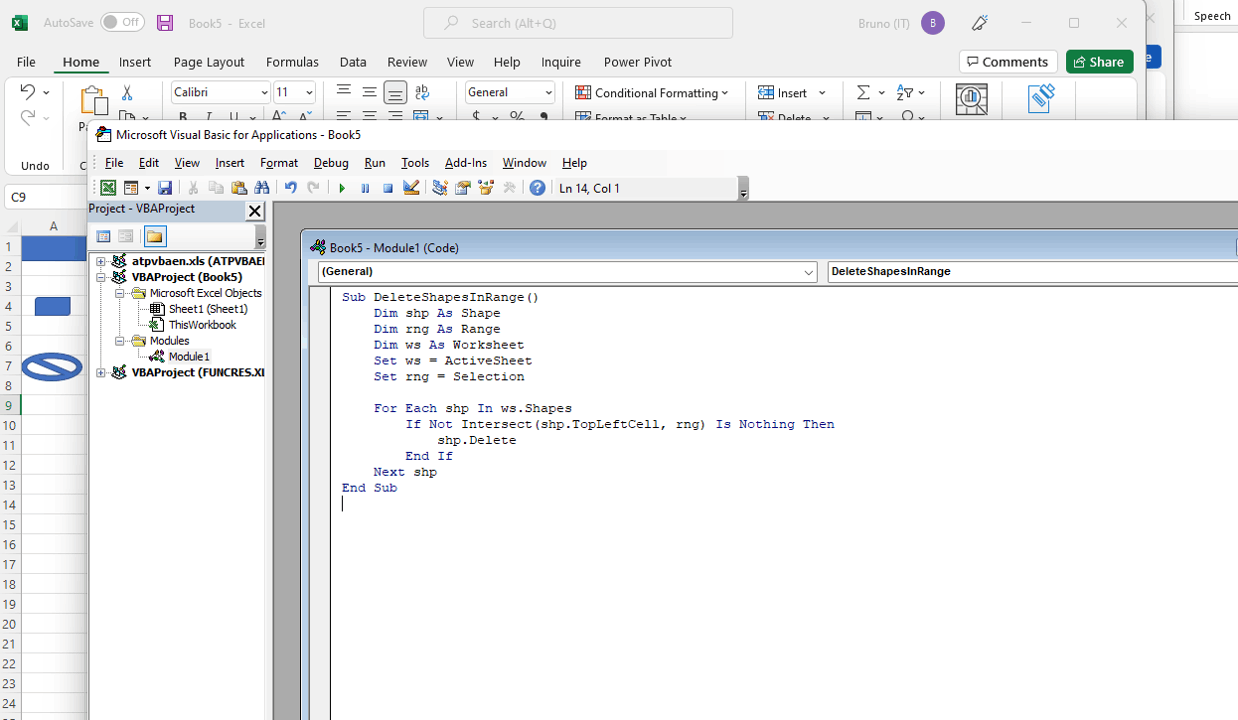 Delete shapes in selected range - Microsoft Community Delete shapes in selected range - Microsoft Community