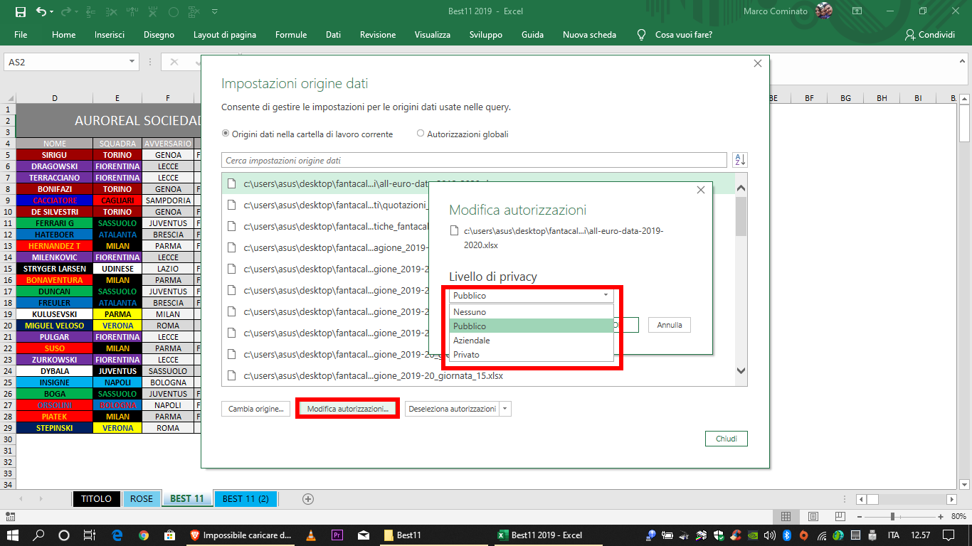 Impossibile caricare dati da fogli excel esterni - Microsoft Community Impossibile caricare dati da fogli excel esterni - Microsoft Community