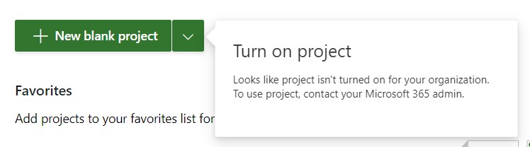 Cannot Create New Microsoft Project Online Microsoft Community