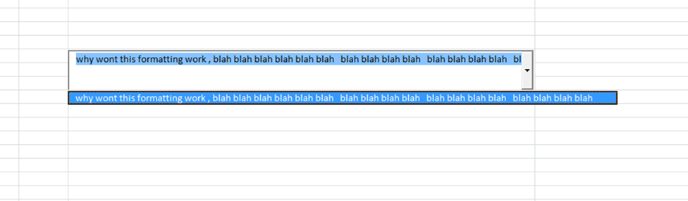Combo Box Activex Control Text Wrapping In Cell Microsoft Community
