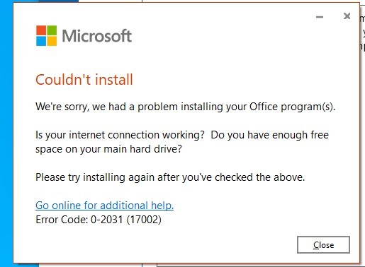 Can't install office 365 (error 30015-11) - Microsoft Community Can't install office 365 (error 30015-11) - Microsoft Community