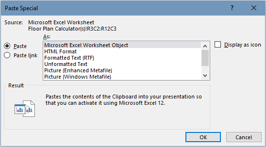 Pasting Excel Object Not Workbook Microsoft Community