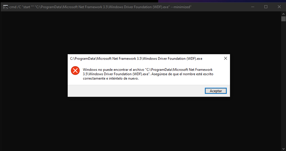 C Programdata Microsoft Net Framework 3 5 Windows Driver Foundation Microsoft Community