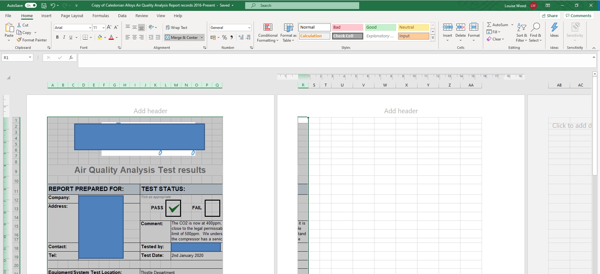 Solved Excel Not Formatting The Page Layout Correctly Microsoft Community