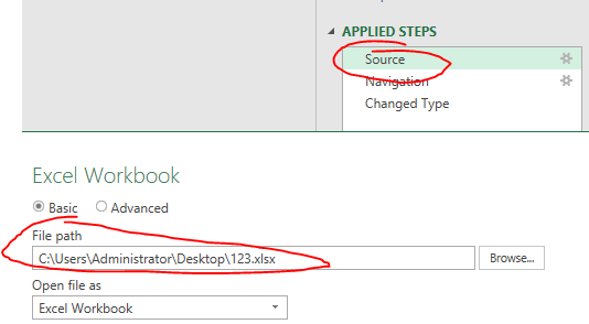 Query Error Could Not Find A Part Of The Path Cusersmynamefile Microsoft Community