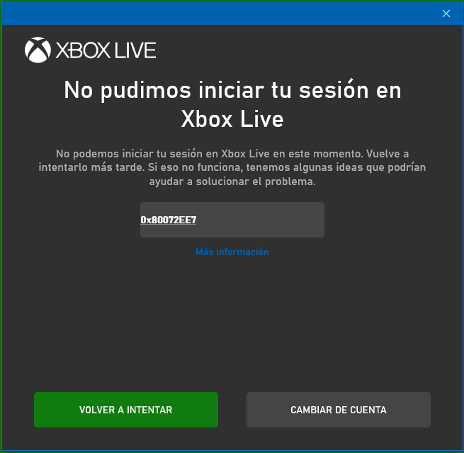 Error 0x80072EE7 Microsoft Community