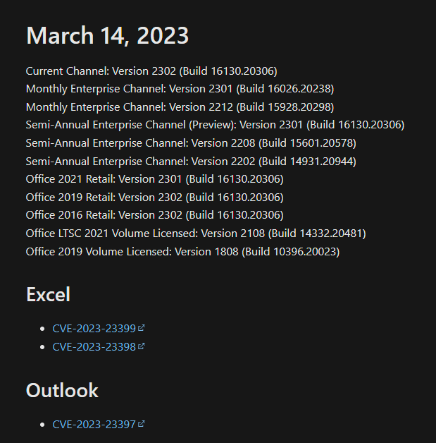 Critical Outlook Vulnerability Cve 2023 23397 Microsoft Community