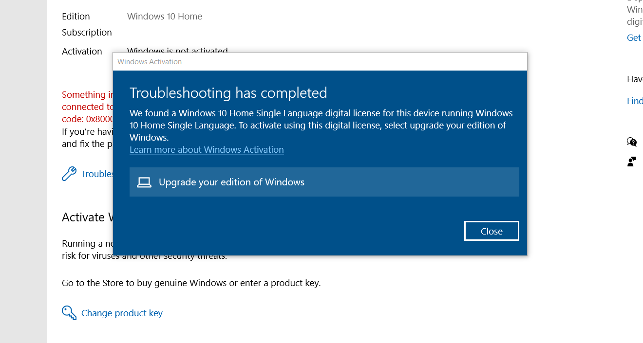 Windows Not Activated After 1909 Update - Microsoft Community Windows Not Activated After 1909 Update - Microsoft Community