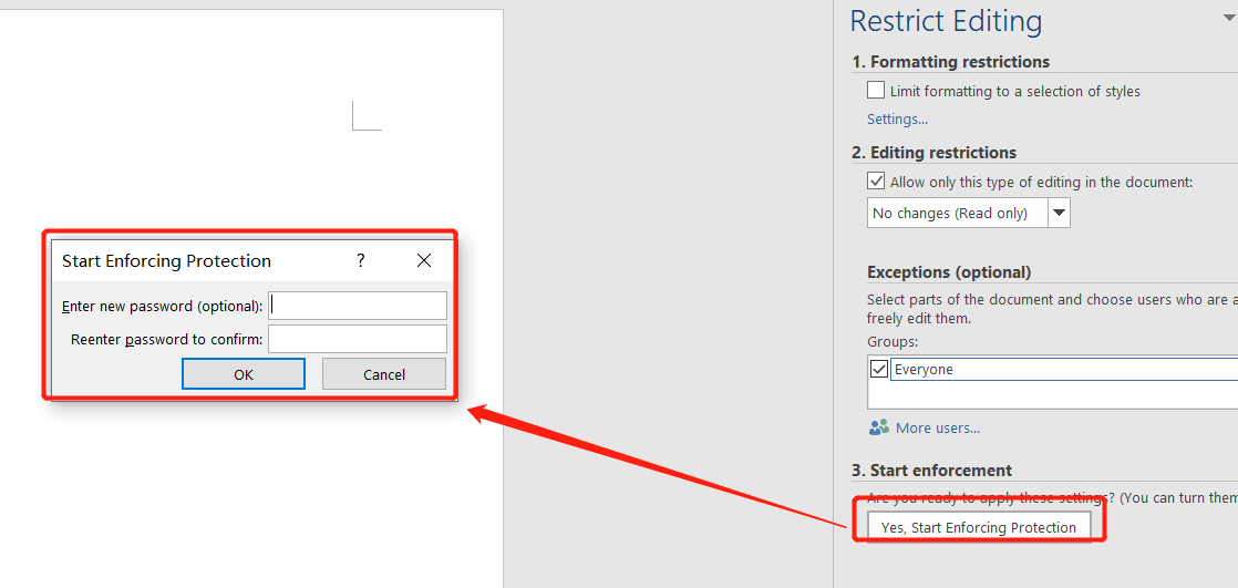 Restrict Access Function In Word Not Showing And Restrict Editing Not Microsoft Community
