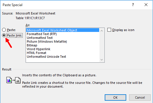 Embedded Excel Table In Word Not Opening Word Thinks It S A Picture Microsoft Community