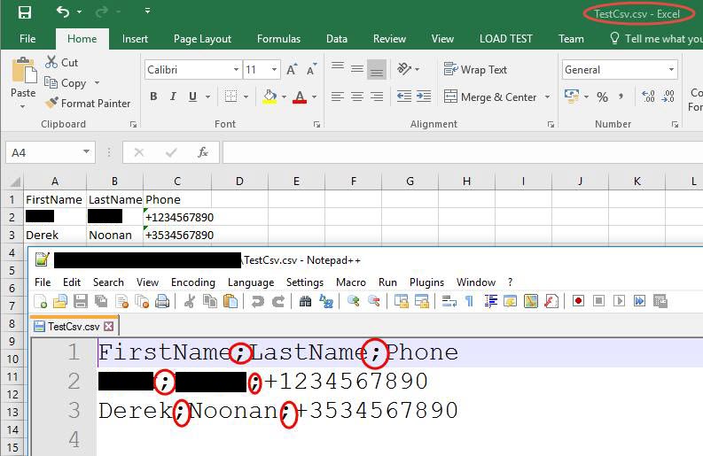 Issue When Exporting To Csv In Excel 2016 Microsoft Community