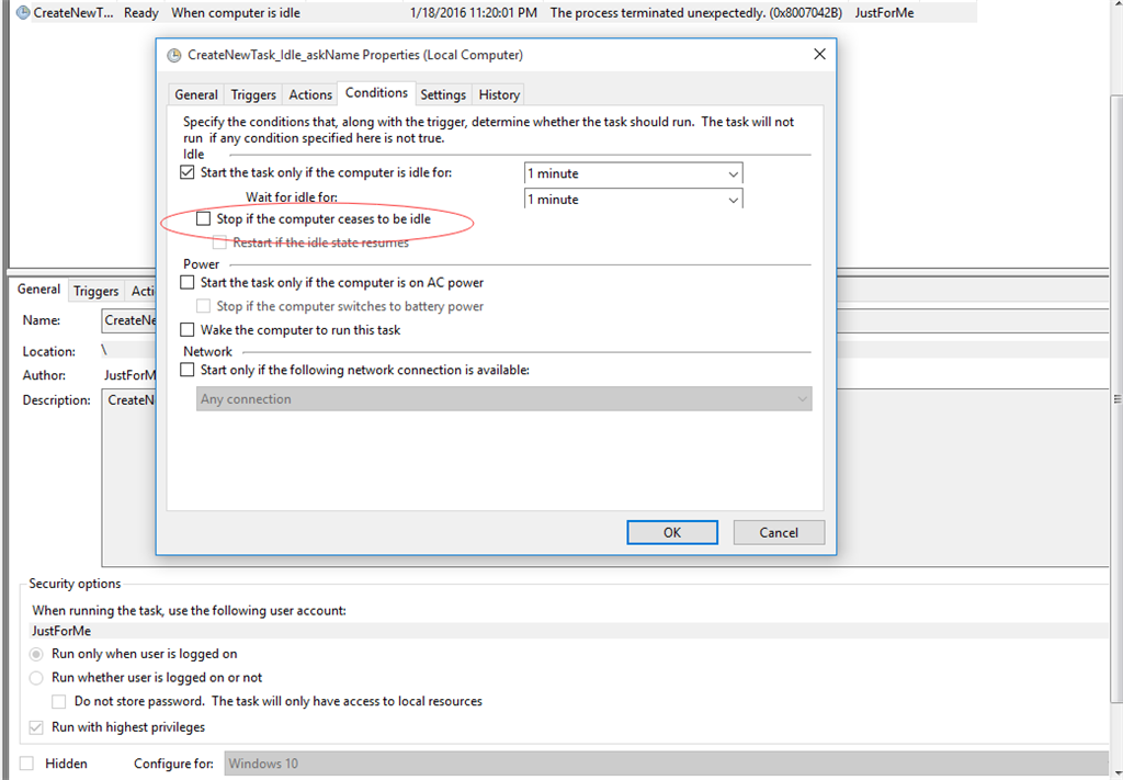 Task Stopping Due To Computer Not Idle Occurs In Task Manager On Microsoft Community