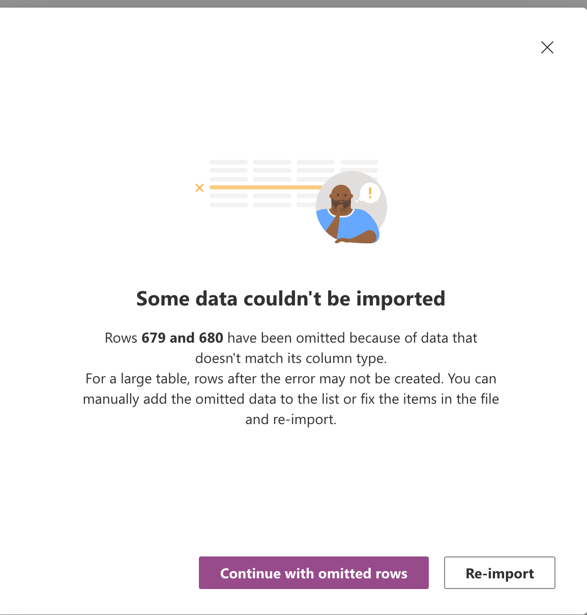 Unable to import Excel table & CSV file into Lists - Microsoft Community Unable to import Excel table & CSV file into Lists - Microsoft Community
