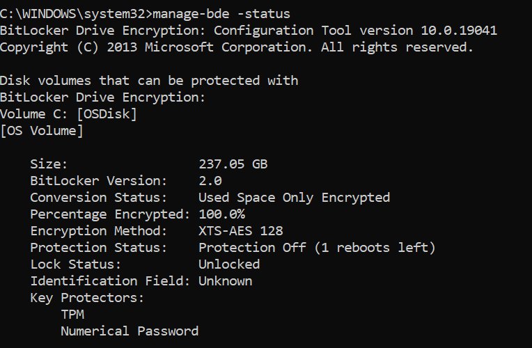Finding Bitlocker Recovery Code Microsoft Community