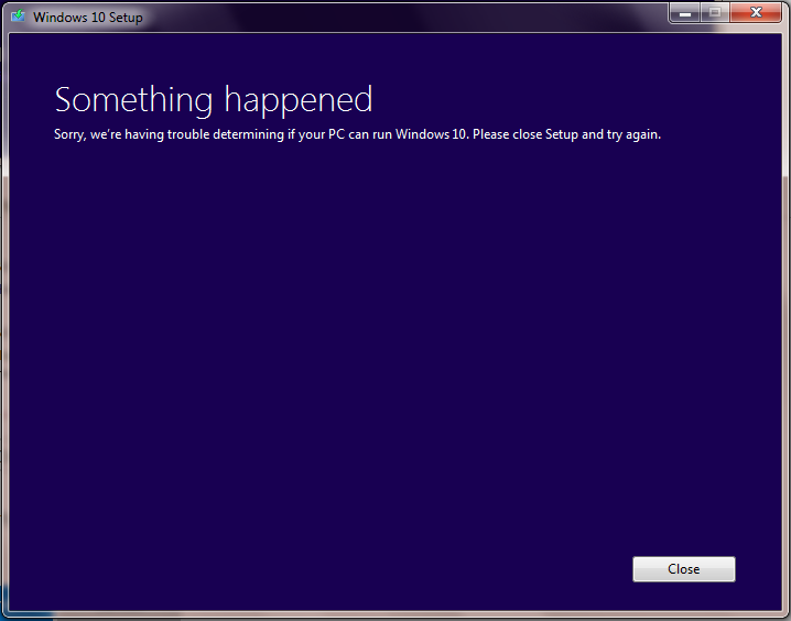 Error while Installing Windows 10 - Error while Installing Windows 10 -