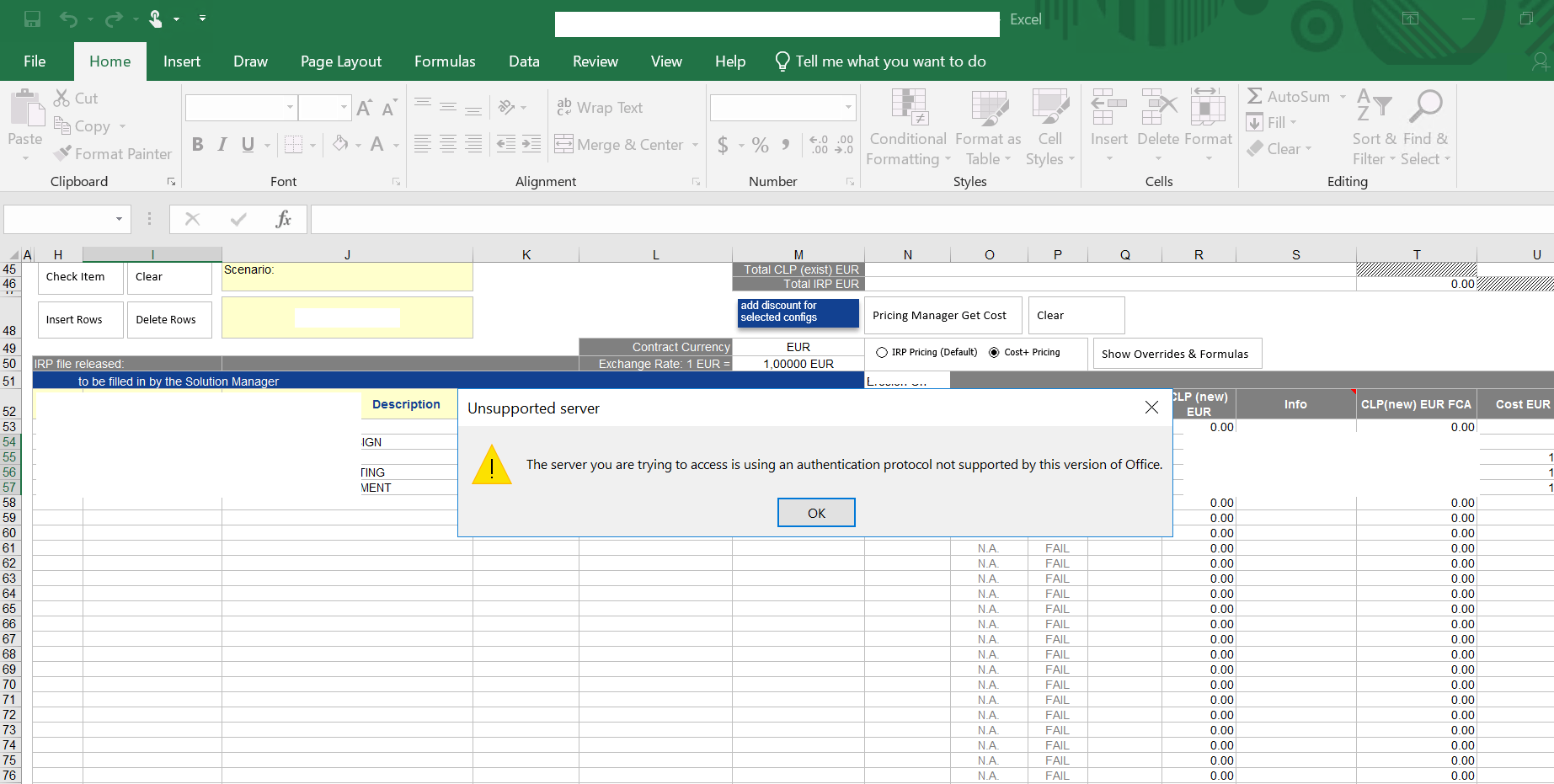 Server You Are Trying To Access Is Using An Authentication Protocol Microsoft Community