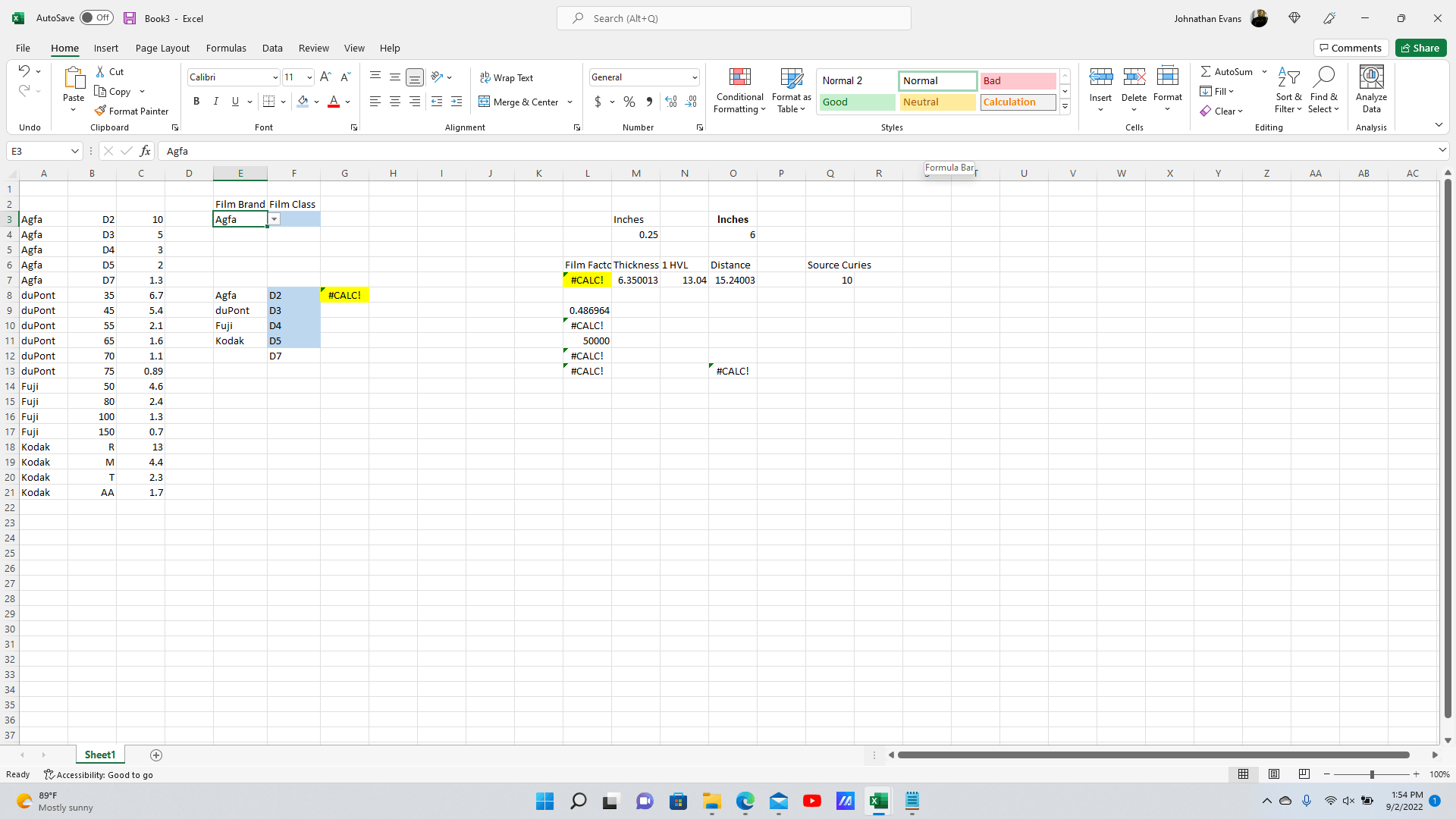 Assigning Numeric Values To Text Items In A Dropdown List Microsoft Community