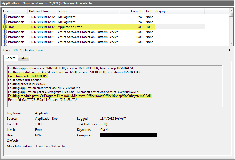 Microsoft Project 2016 Crashes Microsoft Community