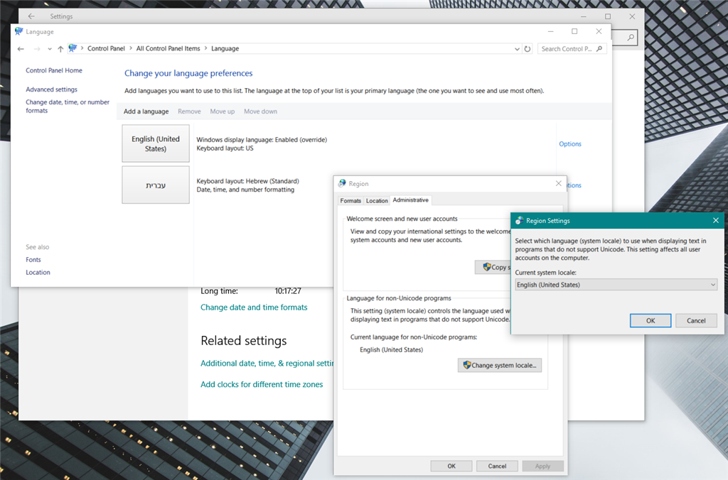 Uk Input Method Keeps Coming Back Microsoft Community