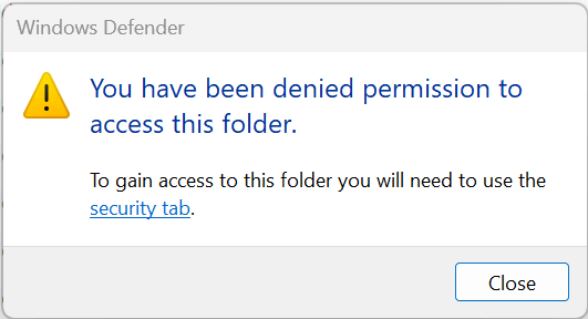 Open C Programdata Microsoft Windows Defender By Taking Ownership Microsoft Community