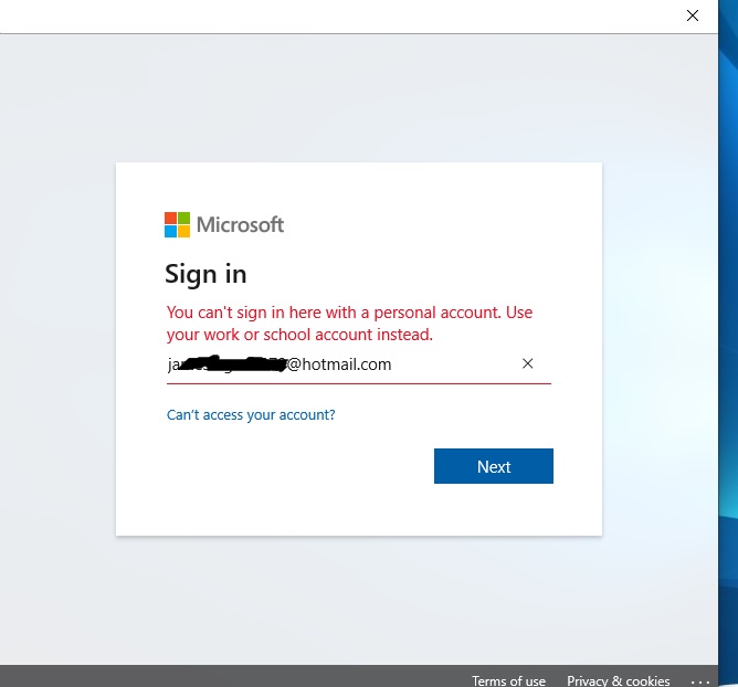 Cannot log into my Hotmail address in windows Outlook but can on ... Cannot log into my Hotmail address in windows Outlook but can on ...
