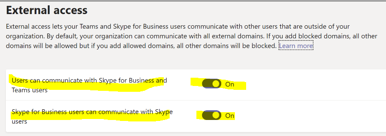 Teams Unable To Send Messages To External User External User Showing Microsoft Community