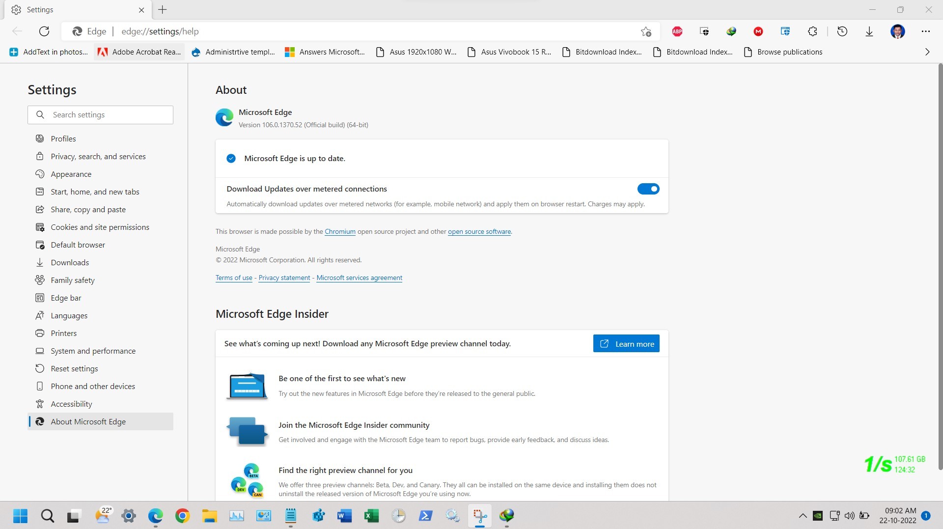 Microsoft Released Edge Chromium Based Browser version 106.0.1370.52 ... Microsoft Released Edge Chromium Based Browser version 106.0.1370.52 ...
