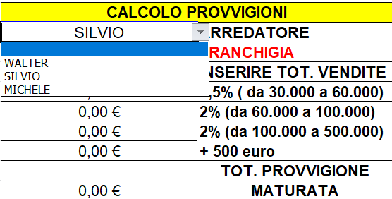 Calcolare provvigioni in scaglioni su Excel - Microsoft Community Calcolare provvigioni in scaglioni su Excel - Microsoft Community