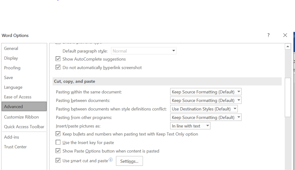 How can I change the default text wrapping style in Word 2016 ... How can I change the default text wrapping style in Word 2016 ...