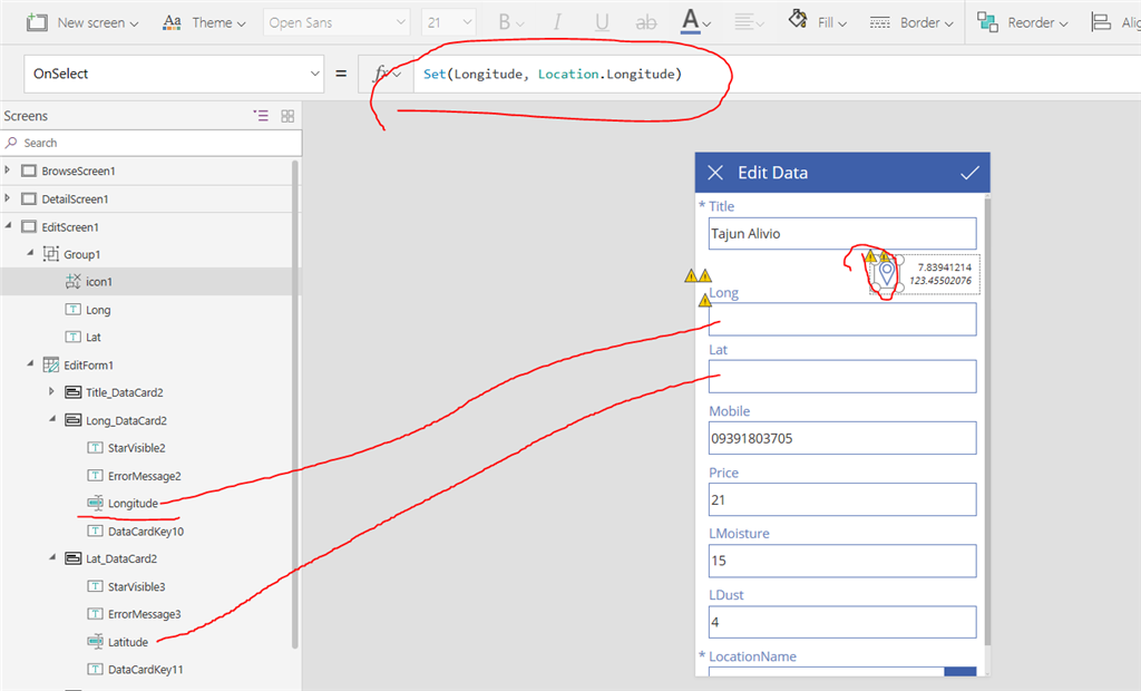 Powerapps Set Function On Select Microsoft Community
