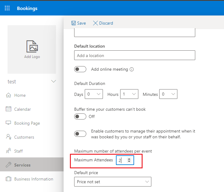 Bookings - Maximum number of attendees is grayed out - Microsoft Community Bookings - Maximum number of attendees is grayed out - Microsoft Community