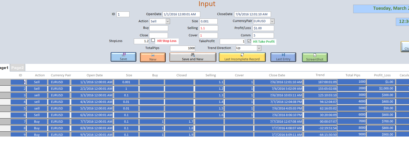 Using Tab Control And Subform With A Single Table Microsoft Community