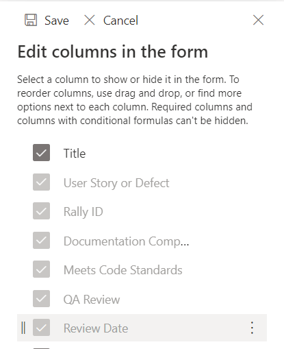 Sharepoint Lists Conditional Column Formatting In List Form Not Microsoft Community