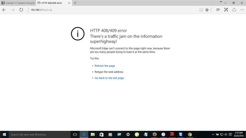 408 Request Timeout Microsoft Community