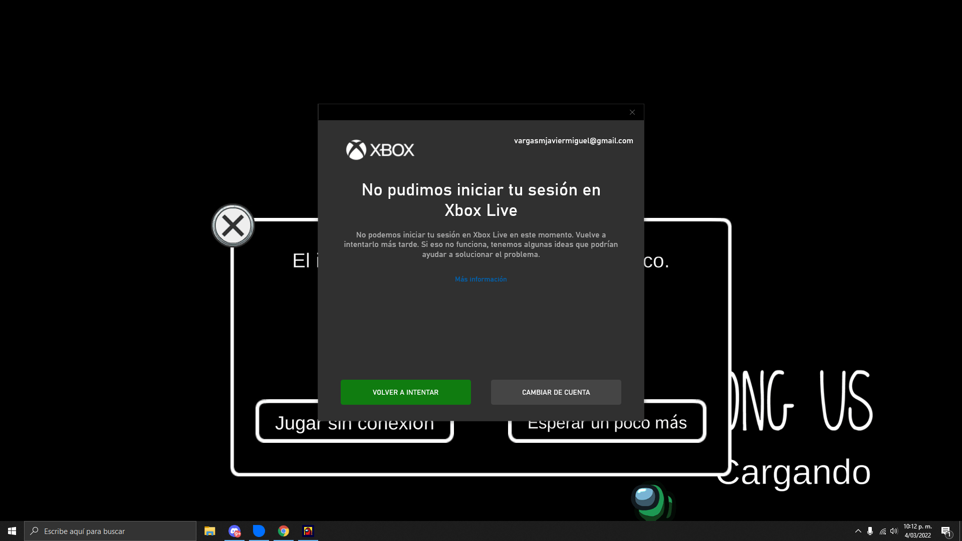 No puedo iniciar sesion en mi cuenta de Xbox No puedo iniciar sesion en mi cuenta de Xbox
