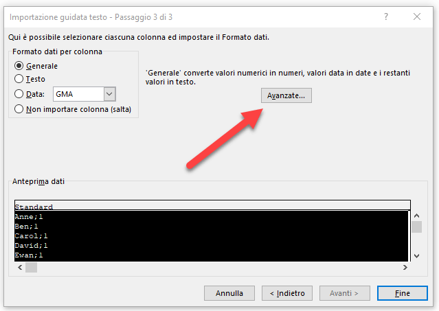 Excel 13 Caricare dati da file .csv contenente valori decimali ... Excel 13 Caricare dati da file .csv contenente valori decimali ...