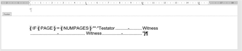 Display Issue With Mergefields Inside Footer Of Word Document Microsoft Community