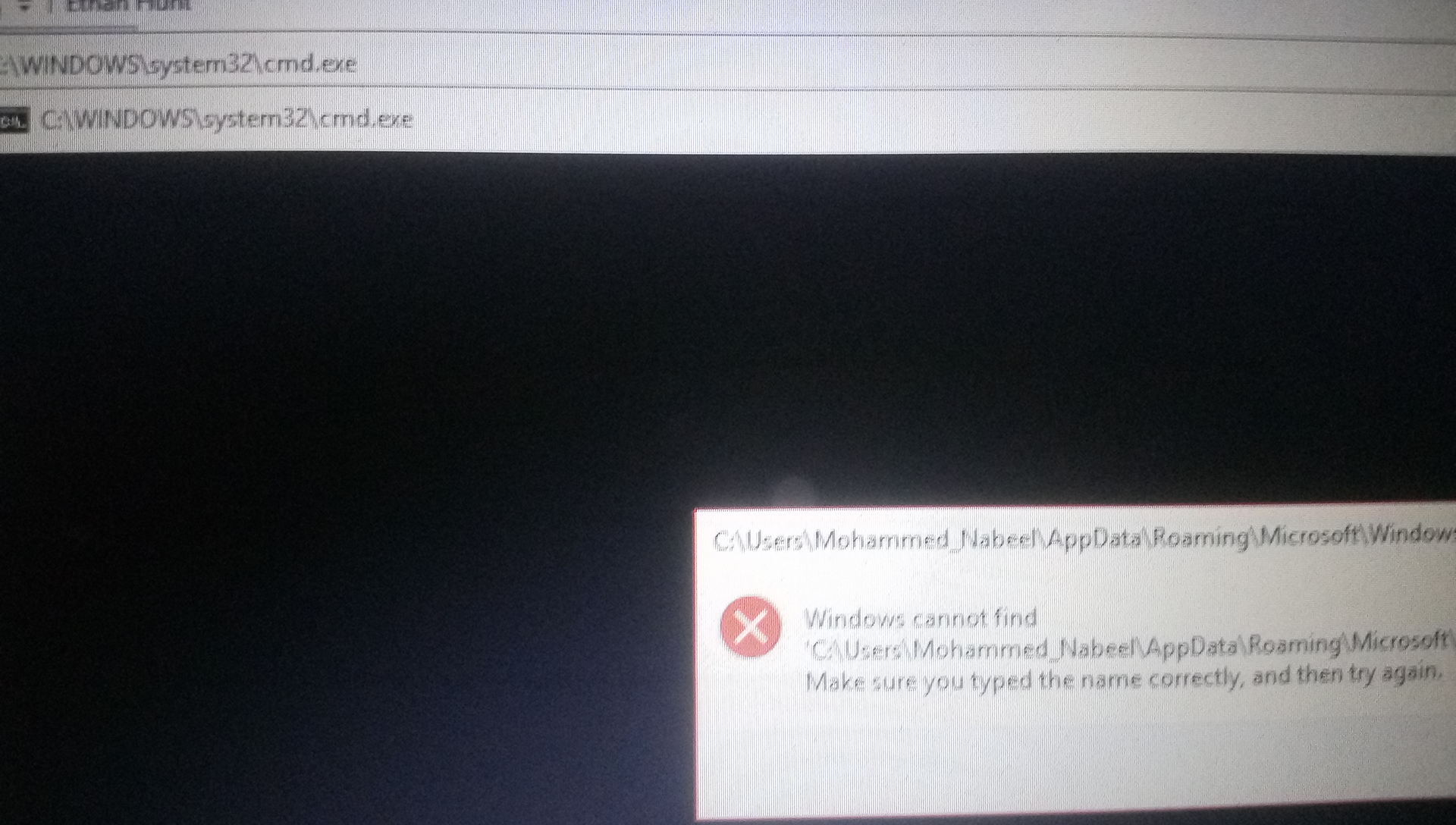 Command Prompt Pops Up Randomly Windows Cannot Find Dehwtjaw Exe