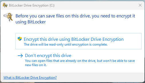 Cannot Push Bitlocker With Intune Silently To Our Organization Microsoft Community