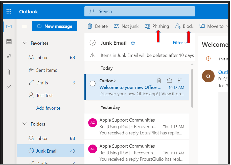 I Am Suddenly Recieving Hundreds Of Junk Emails A Day Microsoft Community