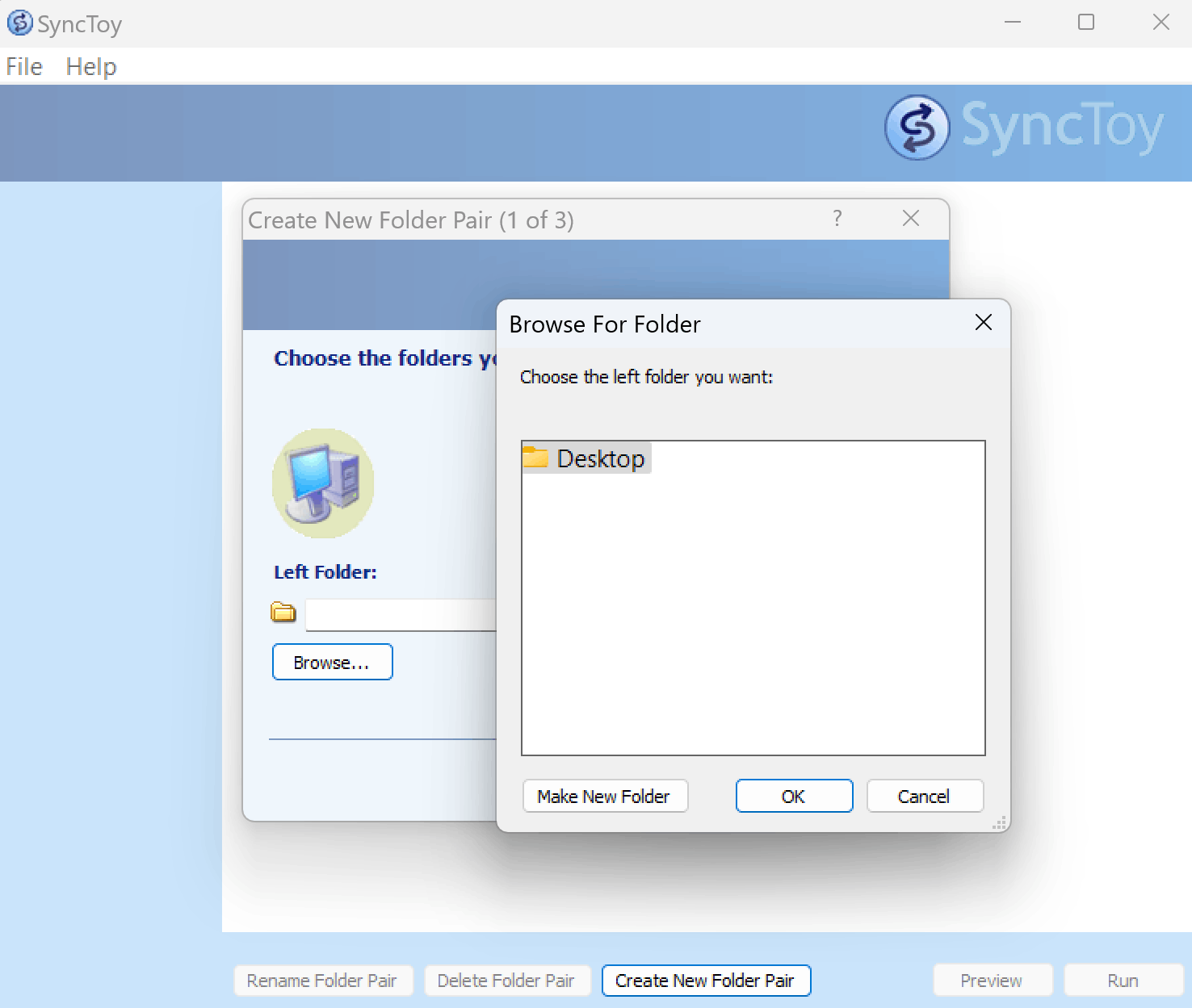 Microsoft Synctoy Microsoft Synctoy