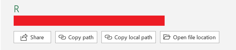 Get Excel File Local Absolute Path Instead Of Onedrive Url Same File