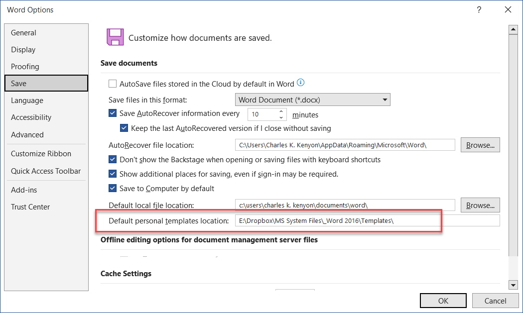 Word Not Saving And Opening Templates From Same Location Microsoft Community