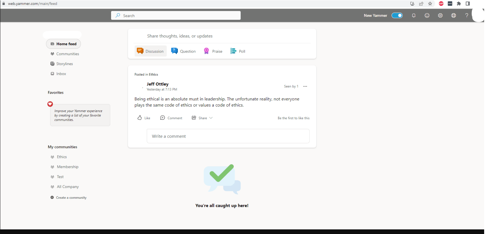 Yammer Internal Network And External Network Problems Microsoft Community
