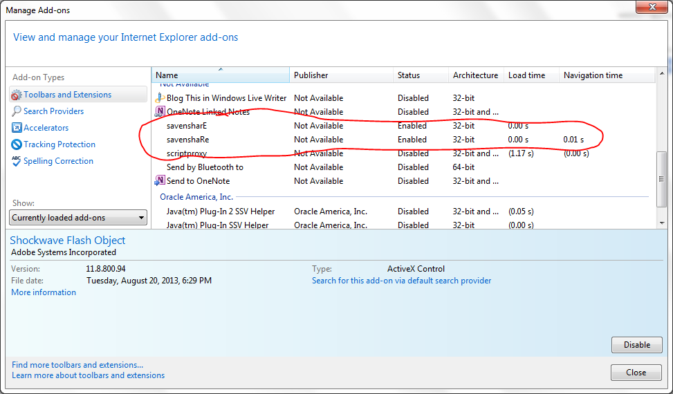 Cannot Remove Enable Or Disable Add Ons Microsoft Community