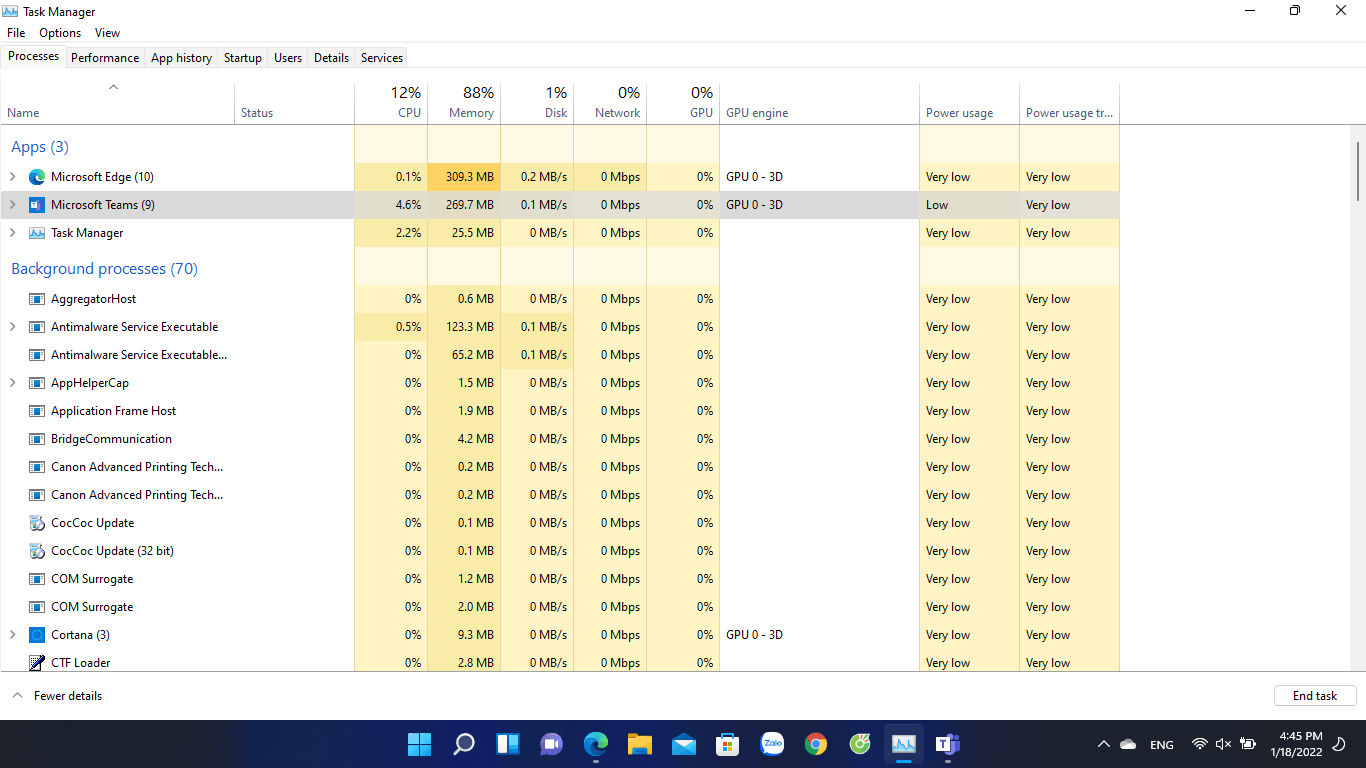 Microsoft Teams High Memory Usage On Windows 11 Microsoft Community