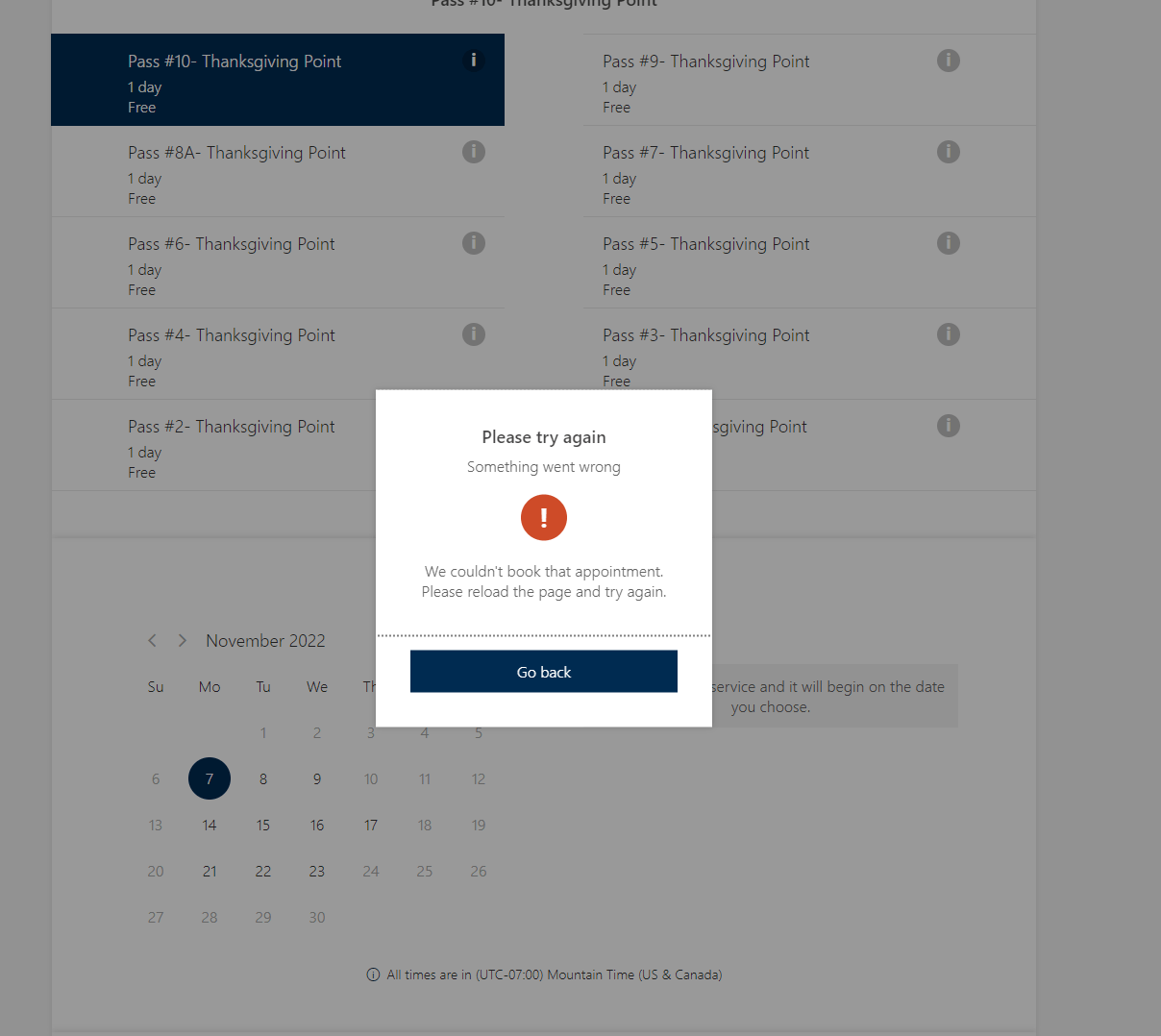 Something Went Wrong Error In Ms Bookings For All Services Microsoft Community