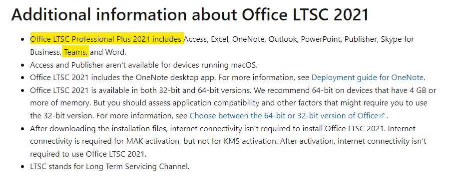 2021 LTSC license - teams not syncing to outlook - Microsoft Community 2021 LTSC license - teams not syncing to outlook - Microsoft Community