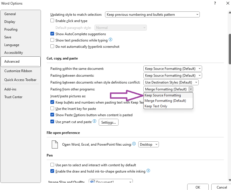Pasting from Word no longer carries over format - Microsoft Community Pasting from Word no longer carries over format - Microsoft Community