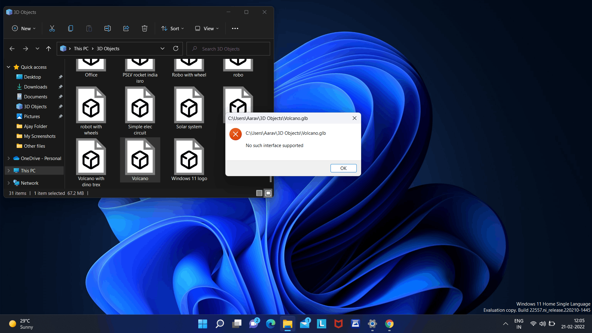 3d Objects Not Opening With 3d Viewer Microsoft Community